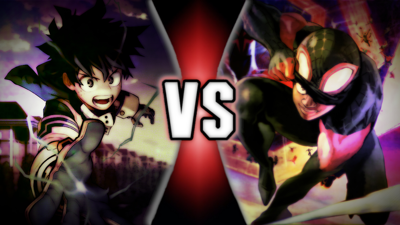 My Way Izuku Midoriya Vs Miles Morales By Aamultiverse On Deviantart