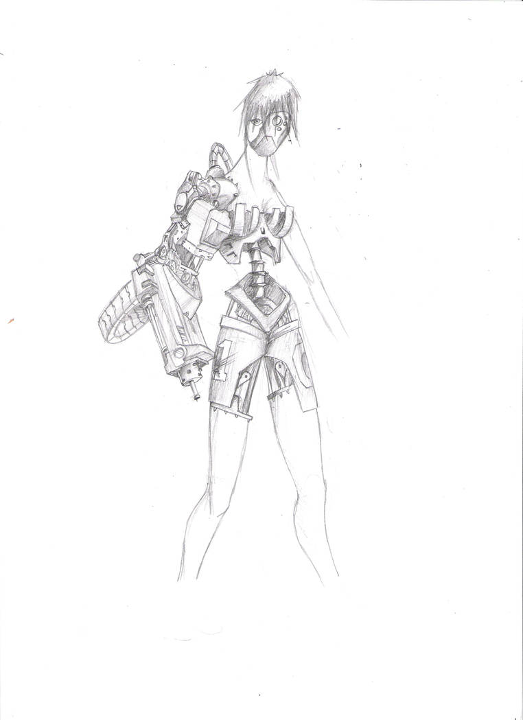 Cyborg Girl 2 By Mumfium On Deviantart