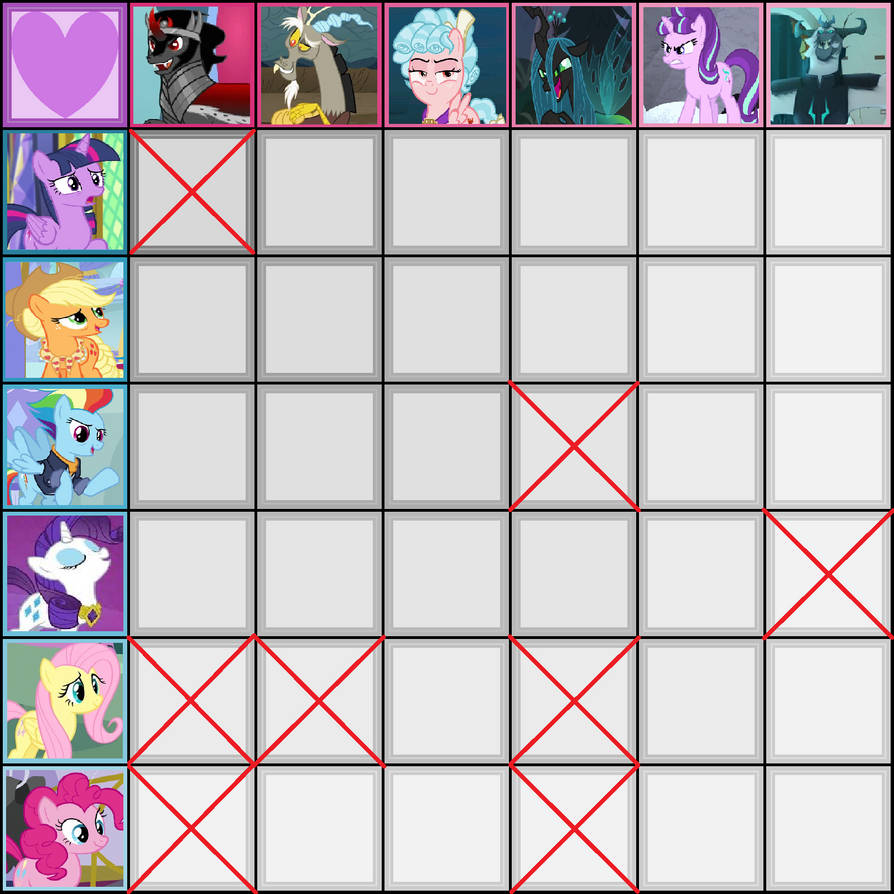 Mlp Ng Adopt Mane 6 X Villians Open By Princessblue121 On Deviantart