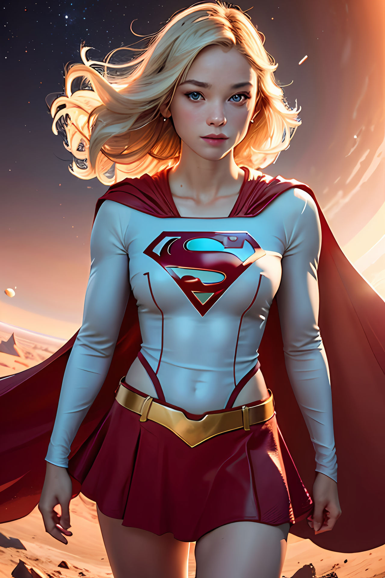 Supergirl Milly Alcock By Cunningstuntda On Deviantart