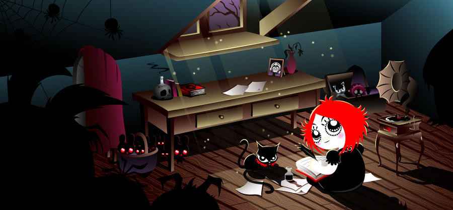 Ruby Gloom- Attic by MHSU on DeviantArt