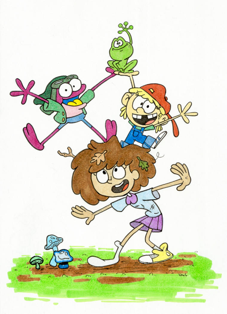 Two Frogs And Girls Fan Art By Yuranft On Deviantart