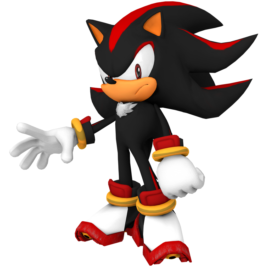 Dreamcast Shadow Sonic Adventure 2 Render By Bandicootbrawl96 On