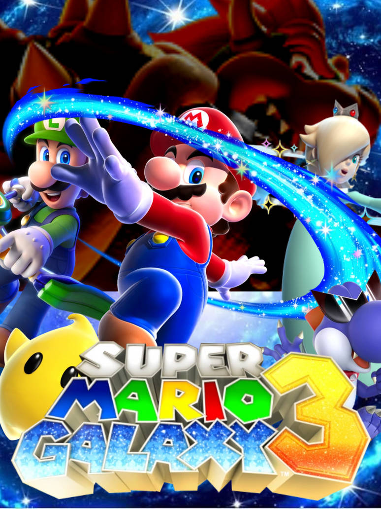 Super Mario Galaxy 3 Poster By Stylesonic On Deviantart