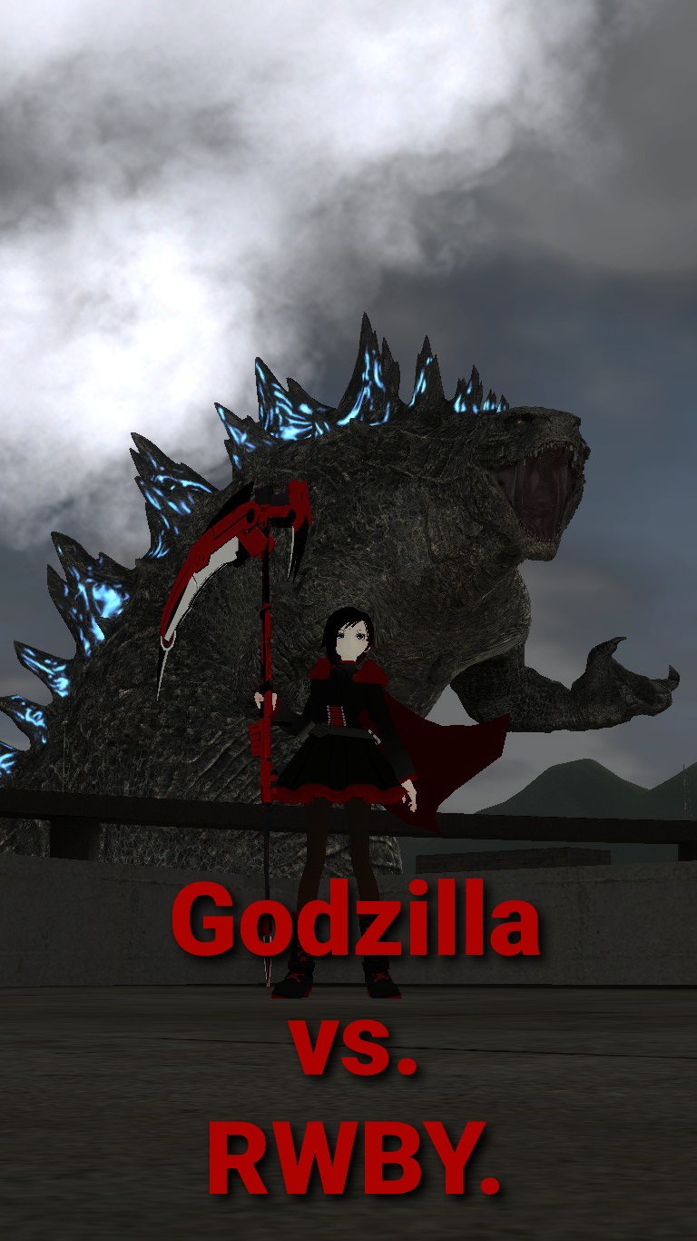 Godzilla X Rwby Poster By Cacartoonfan On Deviantart