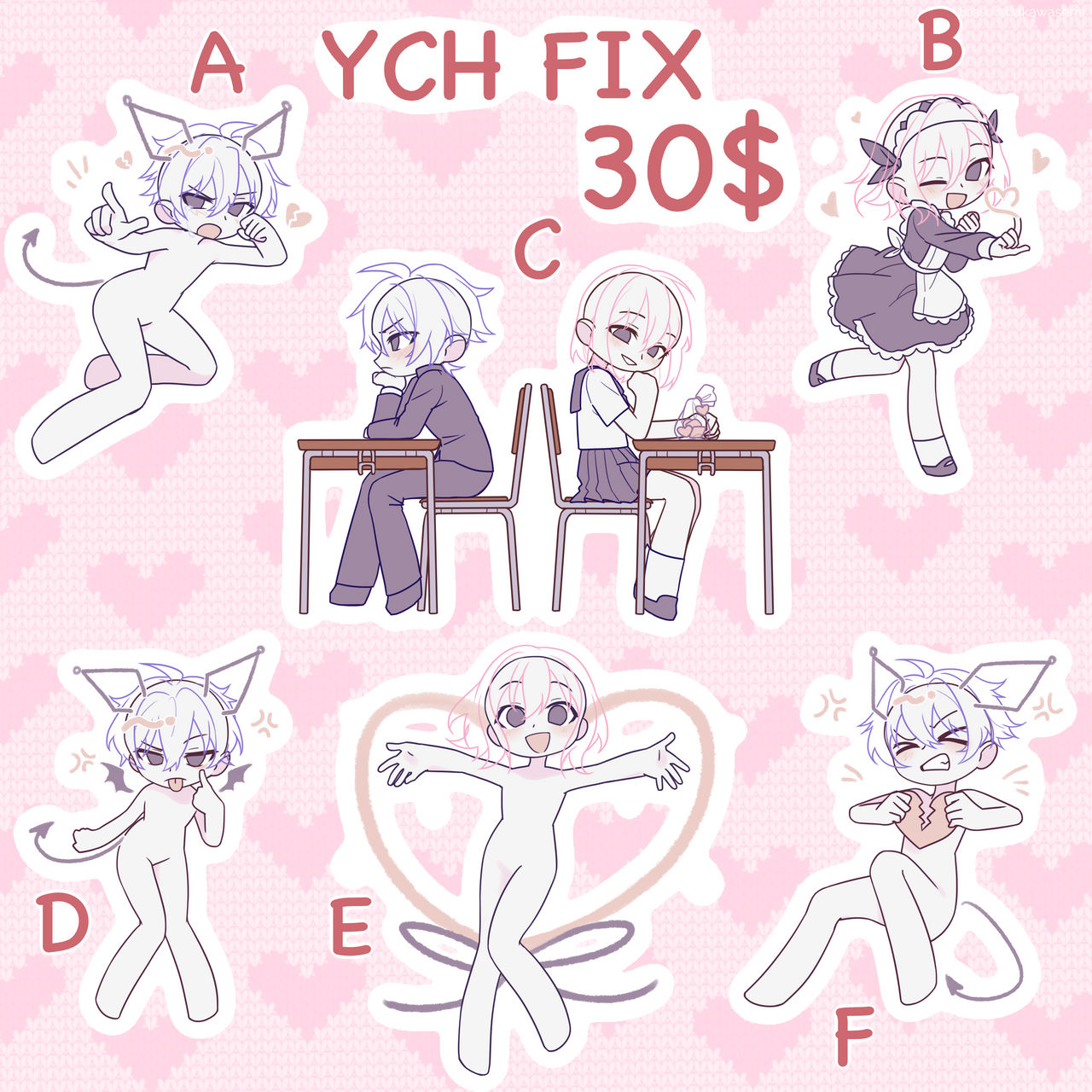 Ych Valentines Day Open By Nopikomisa On Deviantart
