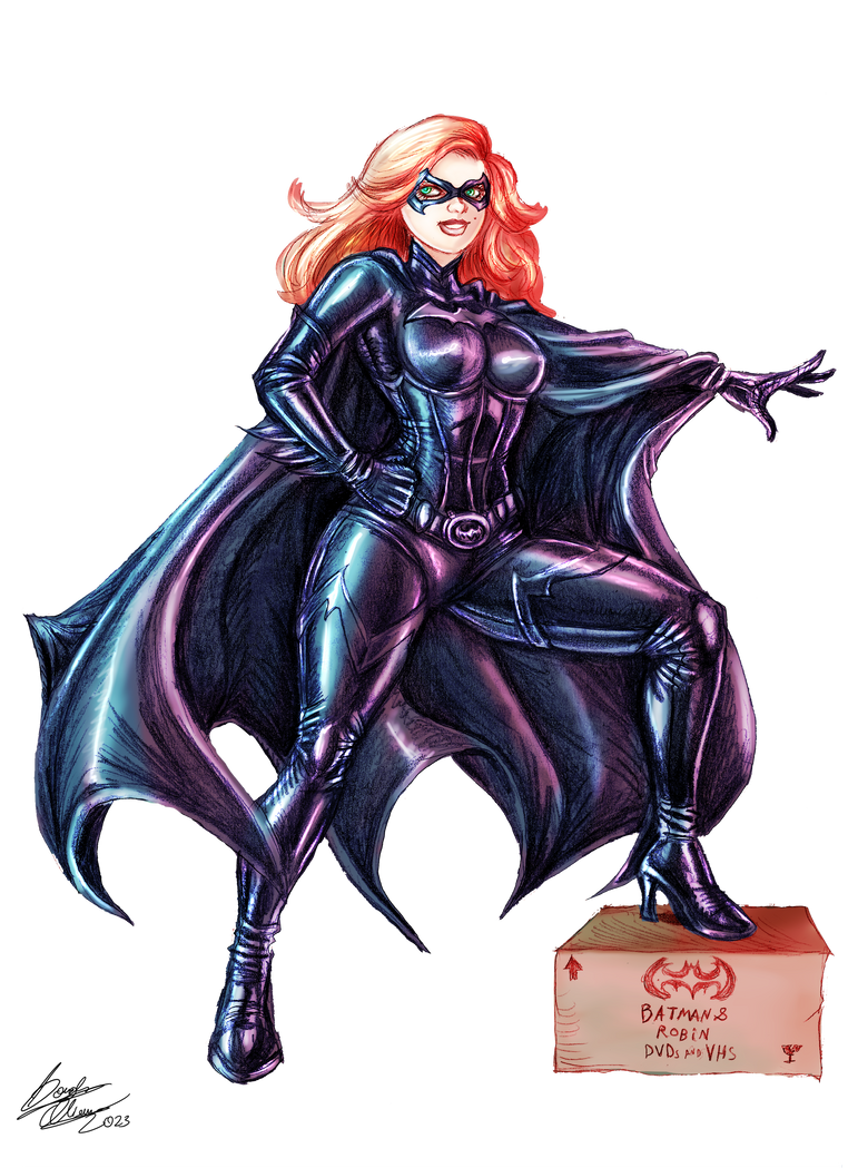 Batgirl Alicia Silverstone By Darkdouglas On Deviantart