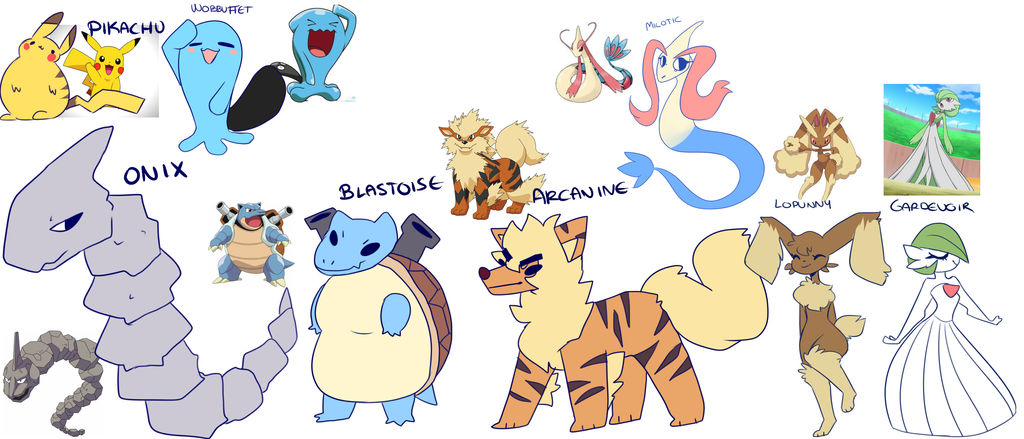 Pokemon From Memory By Fuuvii On Deviantart