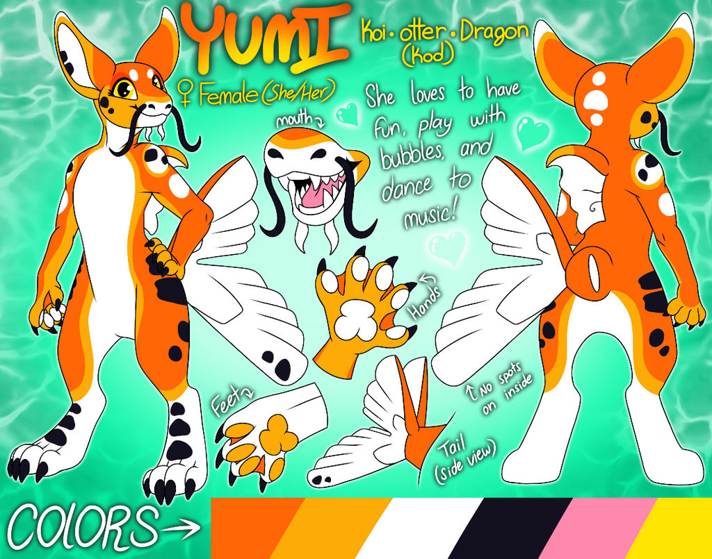 Comm Yumi Ref Sheet By Indomidodorex On Deviantart