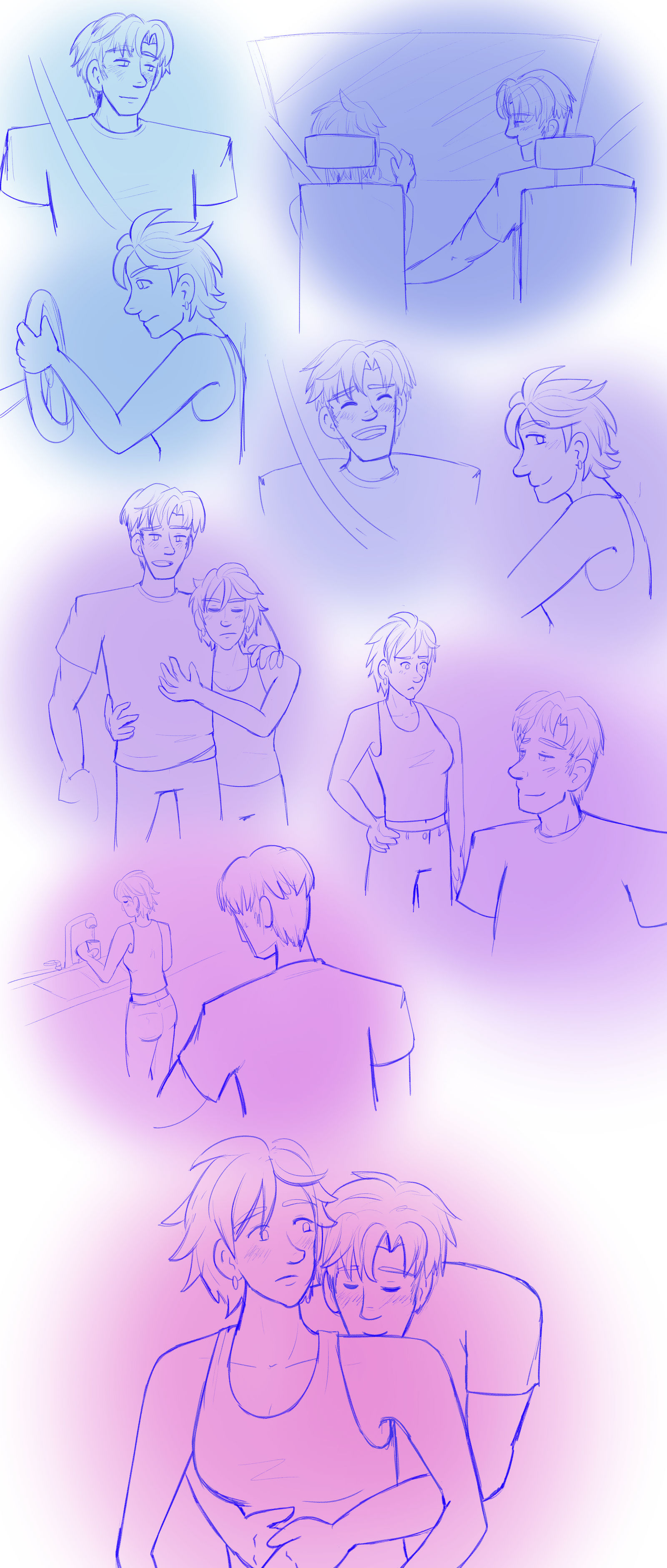 A Kiss On The Shoulder By Zakuro Kona On Deviantart