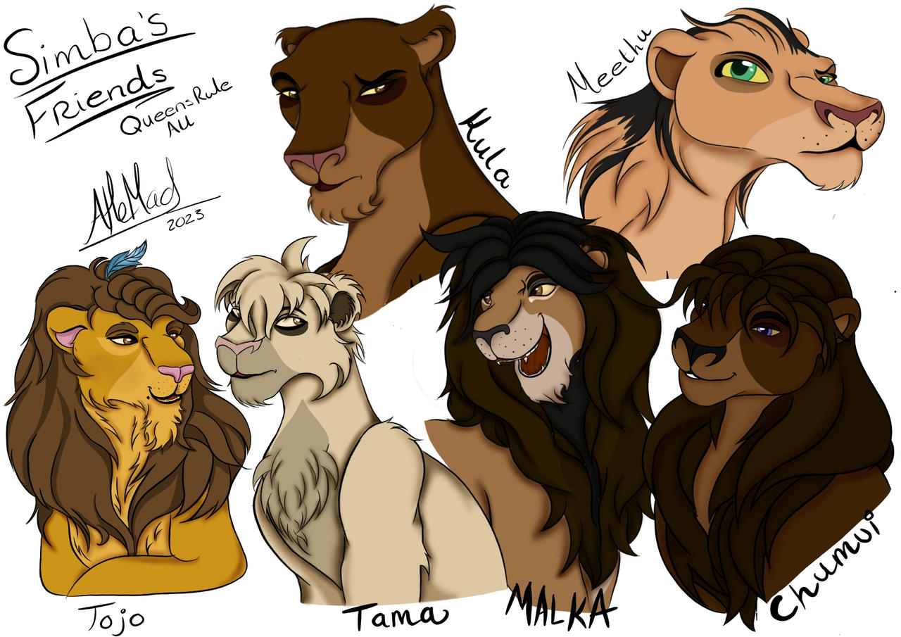 Simbas Friends Queens Rule Au By Ambertuisthemad On Deviantart