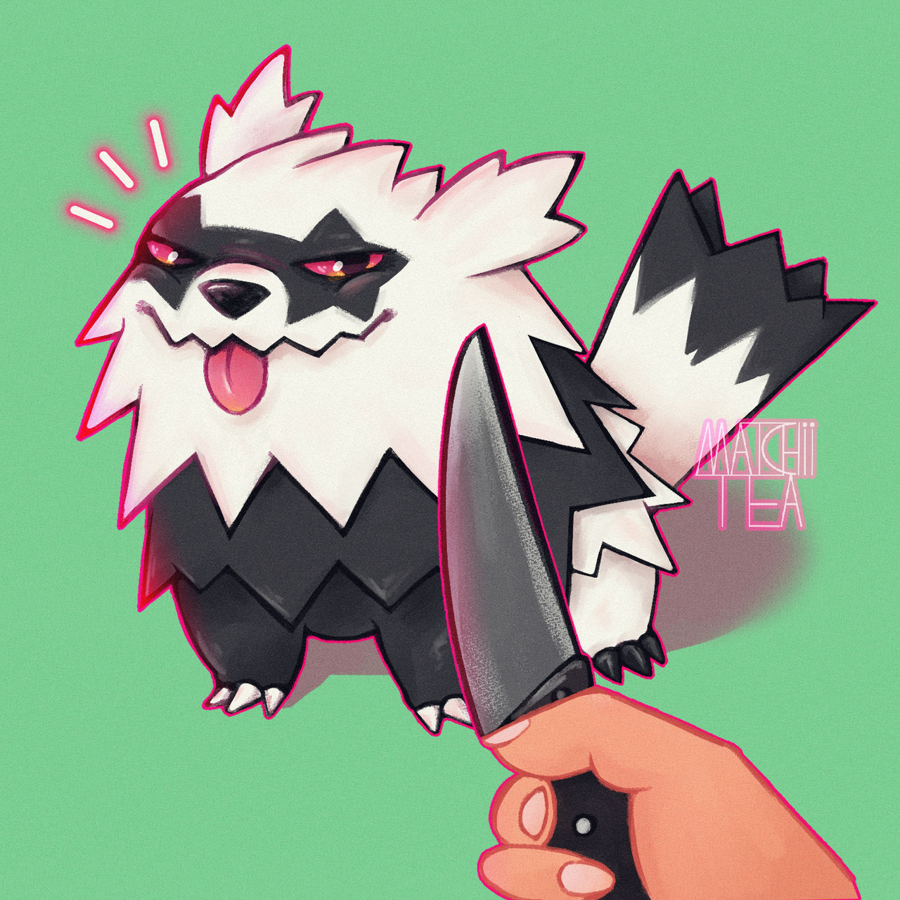 Galarian Zigzagoon By Matchiitea On Deviantart