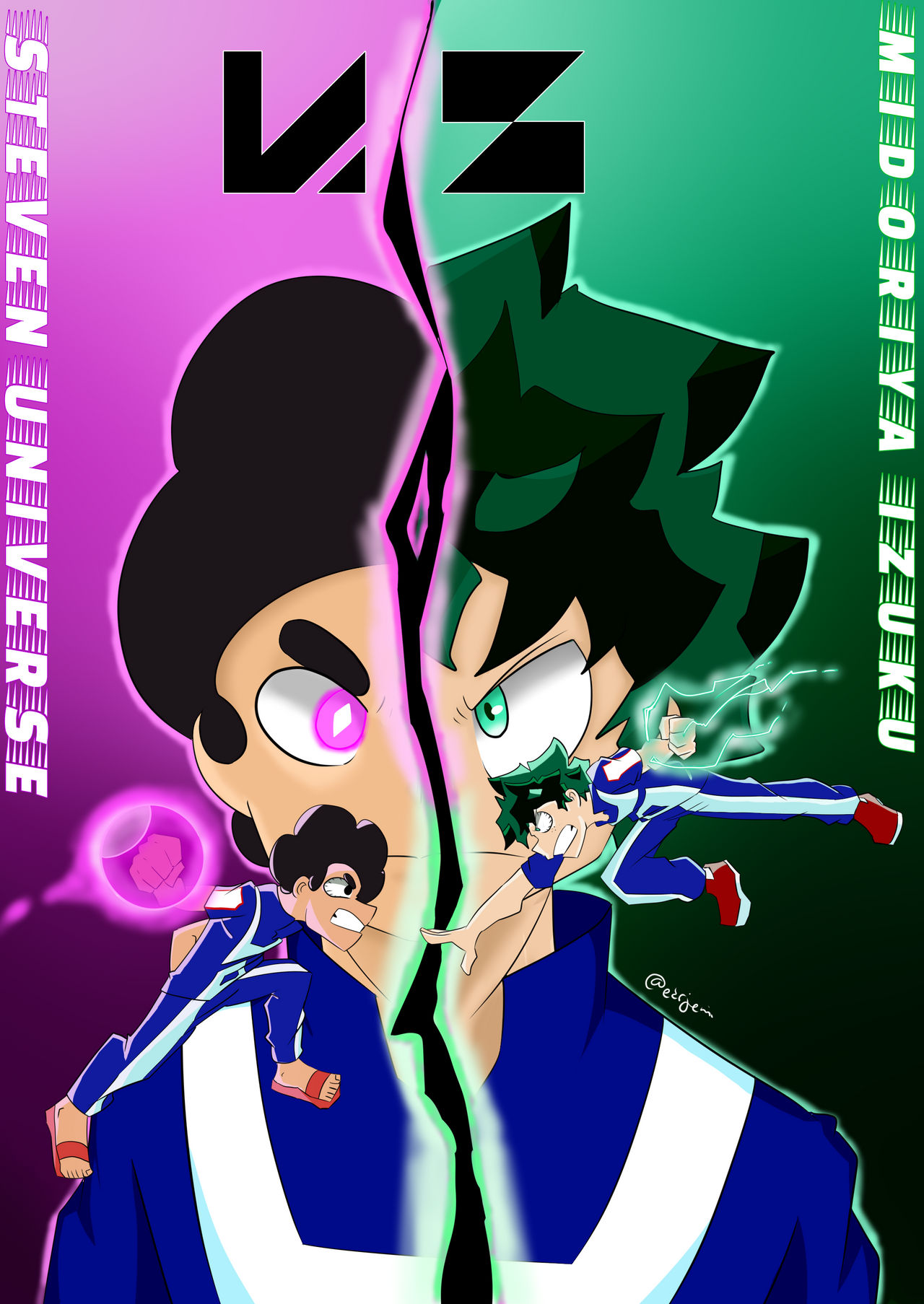{Steven Universe VS Midoriya Izuku} Comic Poster! by EDRjemi on DeviantArt {Steven Universe VS Midoriya Izuku} Comic Poster! by EDRjemi on DeviantArt