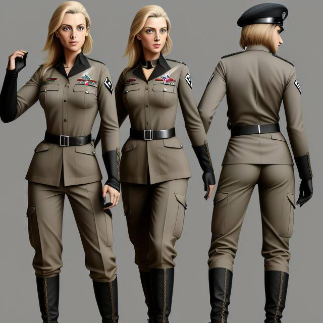 Ai Photo Generator Of Female German Soldier By Likesllzw343e On Deviantart
