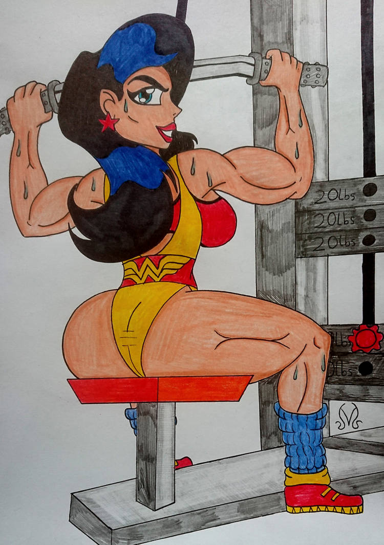 Workout Wonder Woman by DNCSamsonART on DeviantArt Workout Wonder Woman by DNCSamsonART on DeviantArt