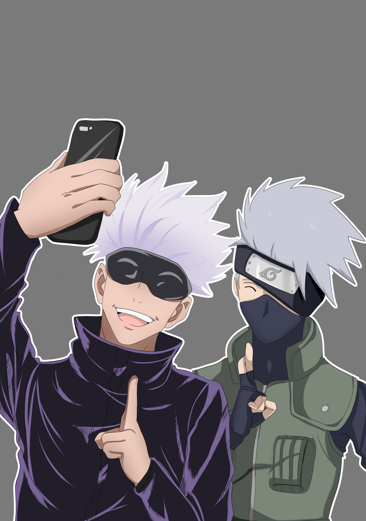Crosscover Kakashi And Gojo 3 3 By Xxblueroseswordxx On Deviantart