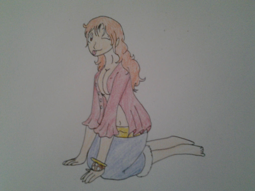 Nami In Luffys Clothing By Xfangheartx On Deviantart