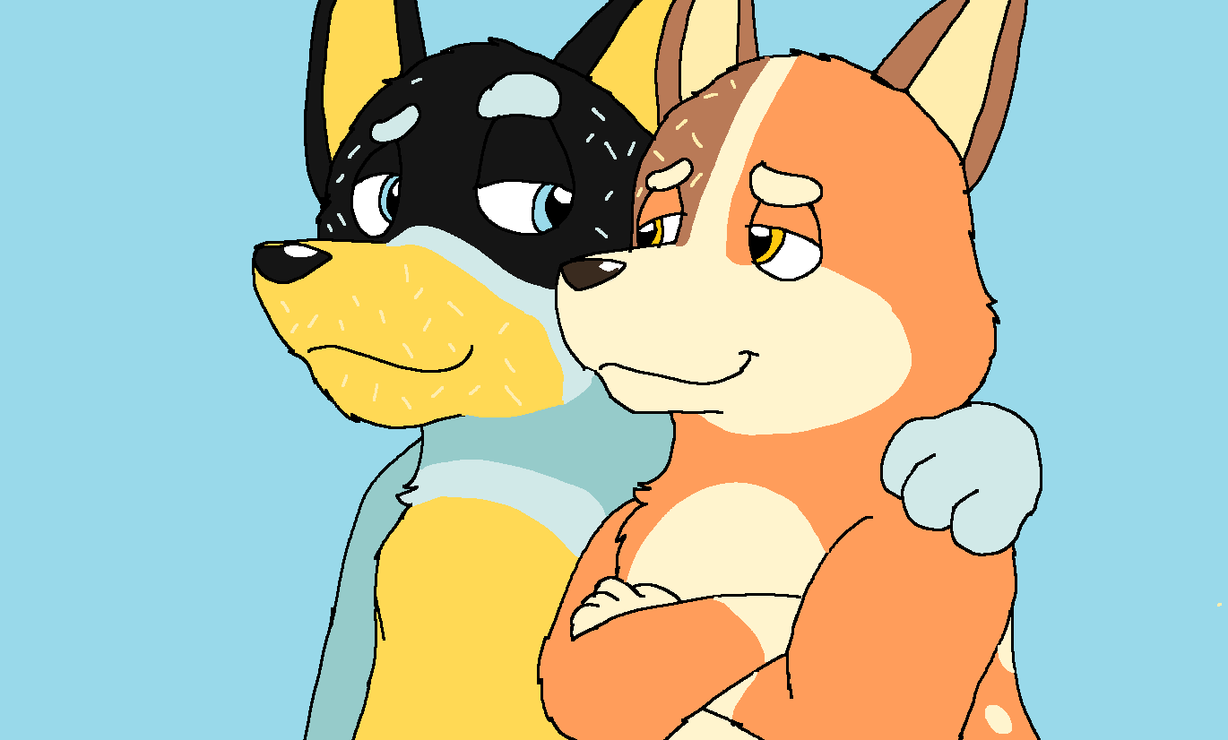 Bluey Bandit And Chilli Heeler By Xfangheartx On Deviantart
