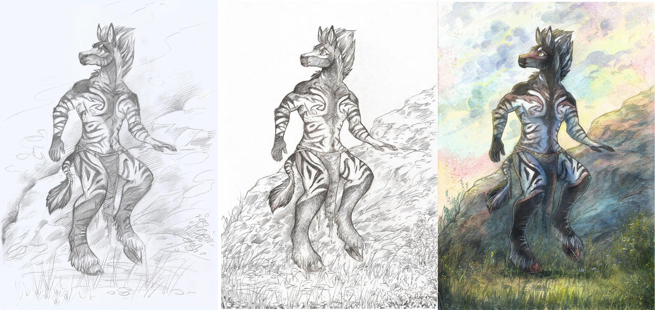 Under The Sun Art Process By Taski Guru On Deviantart