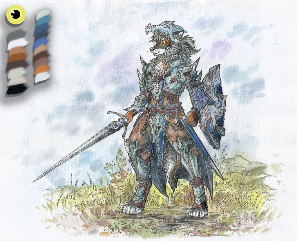 Wolf Knight Custom Adopt Color Palette By Taski Guru On Deviantart