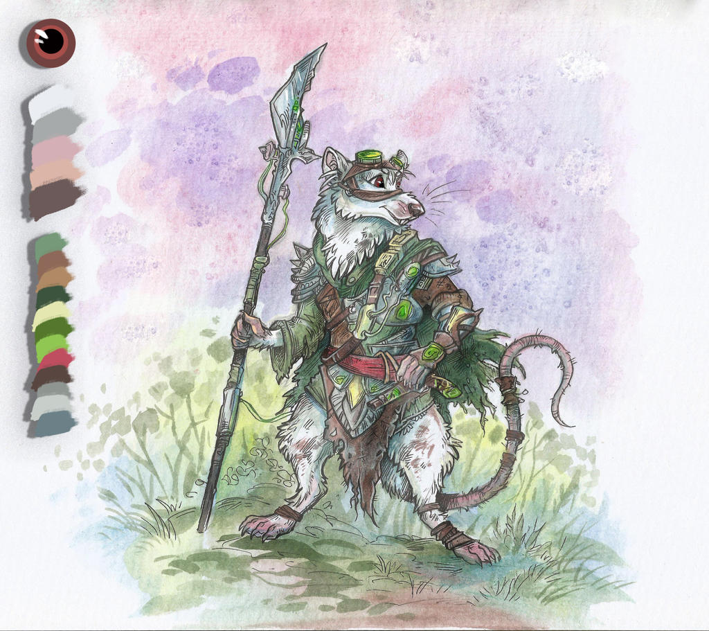 Rat Warlock Engineer Custom Adopt Color Palette By Taski Guru On