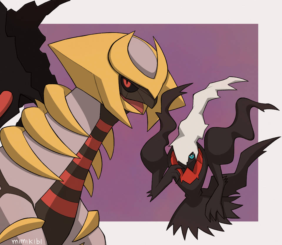 Giratina And Darkrai By Mimikibi On Deviantart