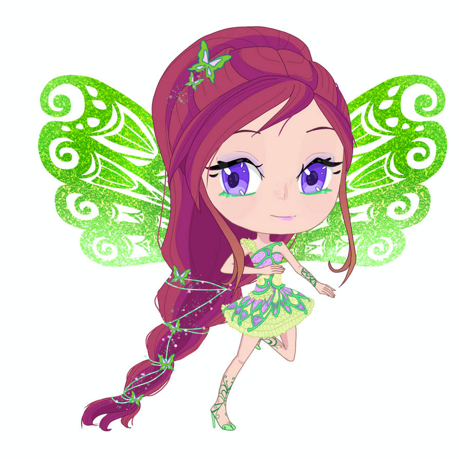 Winx Roxy Chibi Butterflix By Kenshilite On Deviantart