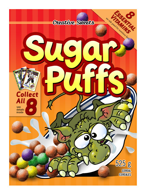 Sugar Puffs Cereal by newrecruit on DeviantArt