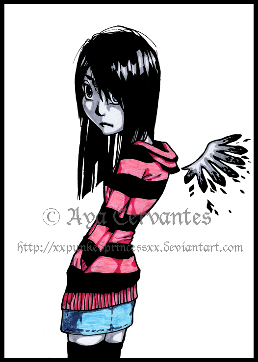 Emo Girl 3 By Xxpunkedprincessxx On Deviantart