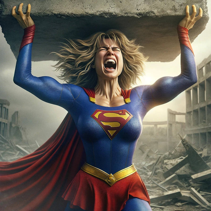 Supergirl Giving A Lift By Wbatson99 On Deviantart