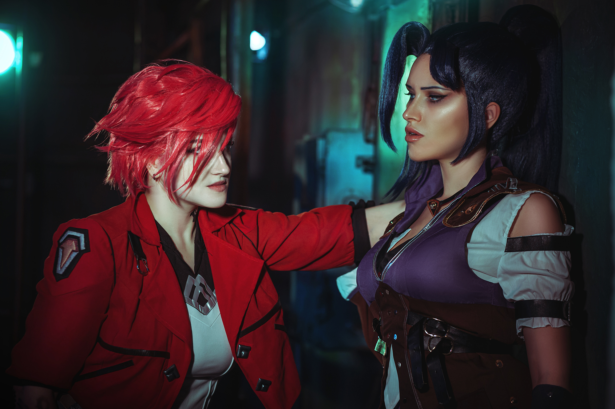 Arcane Caitlyn And Vi Cosplay By Draconyxxxx On Deviantart