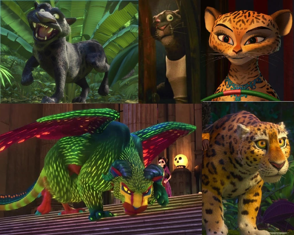 Fictional Jaguars In Each Films By Zielinskijoseph On Deviantart