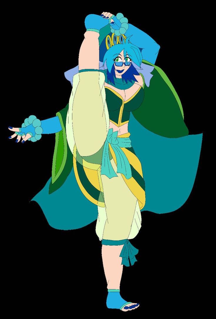 One More Esthers High Leg Pose By Ninjacopex On Deviantart