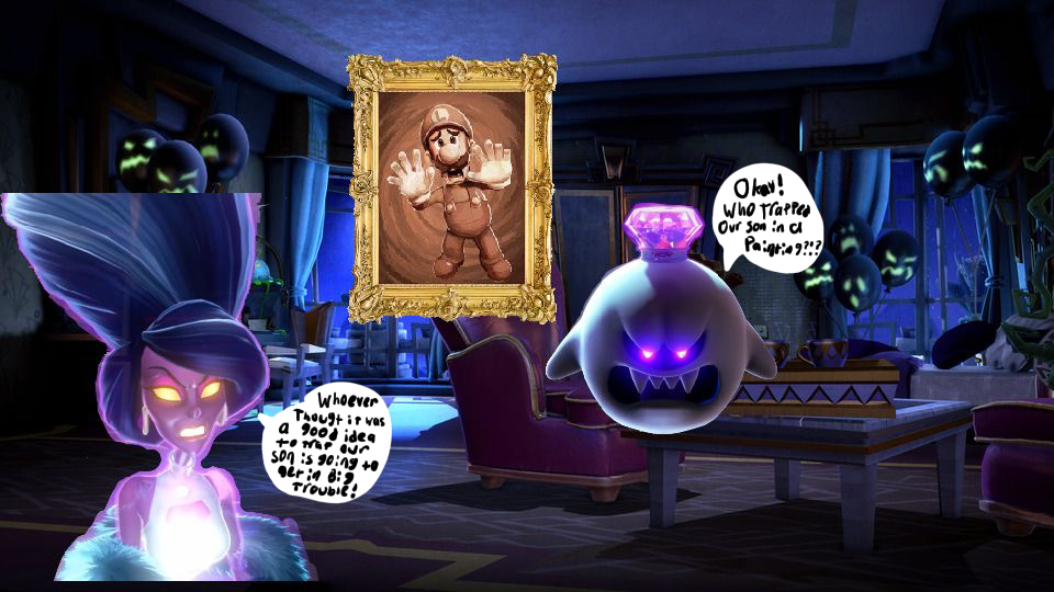 Hellen Gravely King Boo angry about Luigi trapped by alannahsirens on ... Hellen Gravely King Boo angry about Luigi trapped by alannahsirens on ...