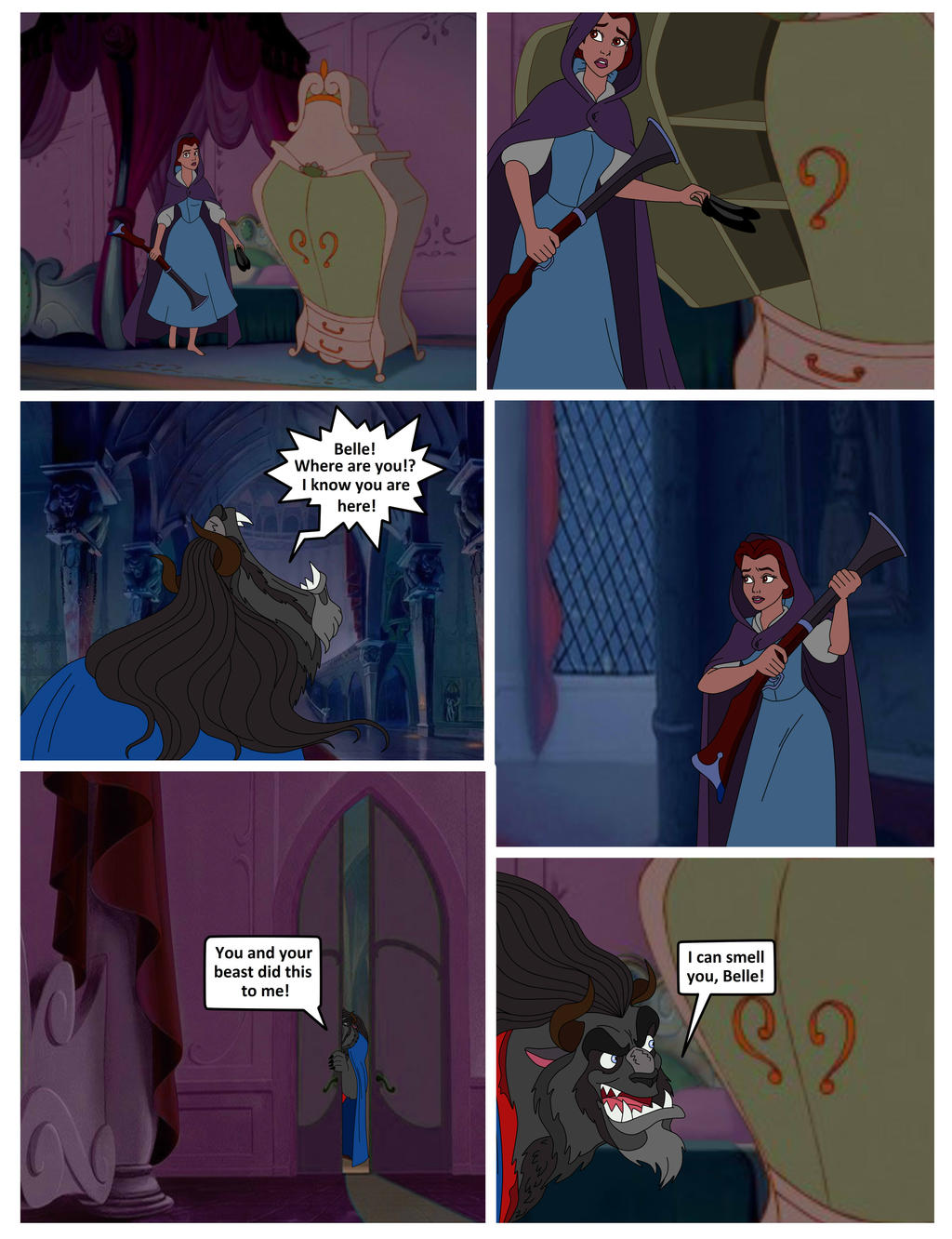 Belle And Gaston Page 1 By Serisabibi On Deviantart