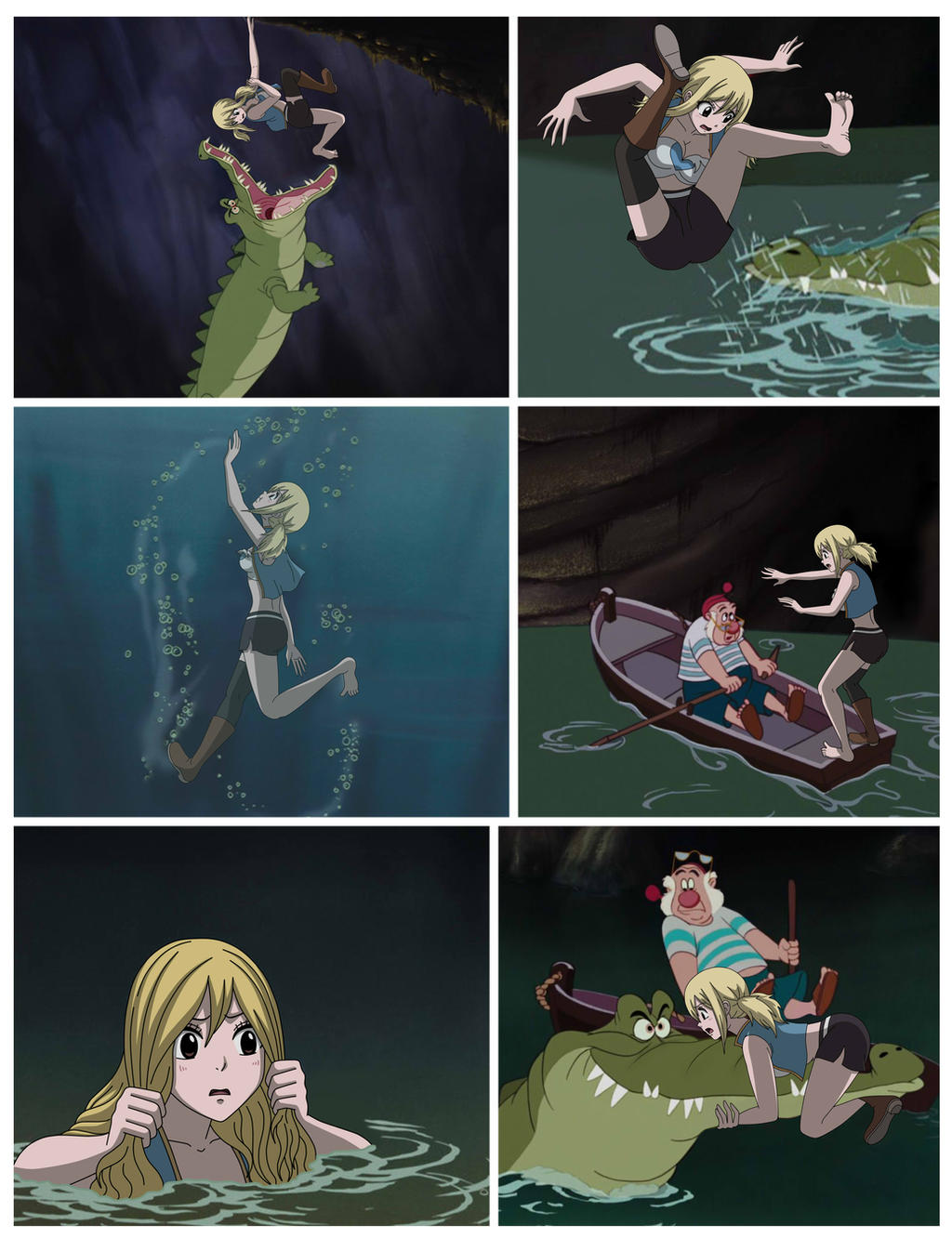 Lucy And Tick Tock The Crocodile By Serisabibi On Deviantart