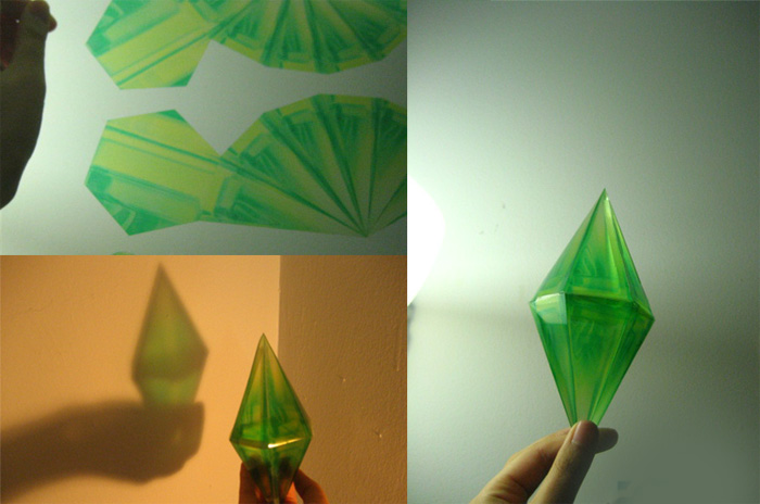 The Sims Plumbob Papercraft
