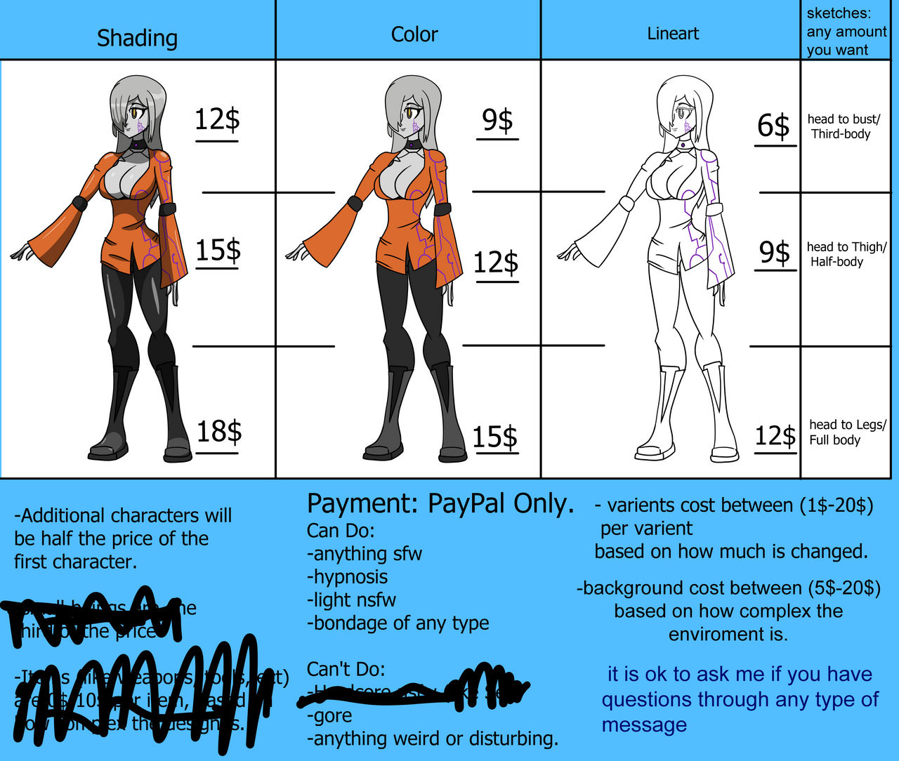 Commission Page construction chnages by Mannybot-01 on DeviantArt Commission Page construction chnages by Mannybot-01 on DeviantArt