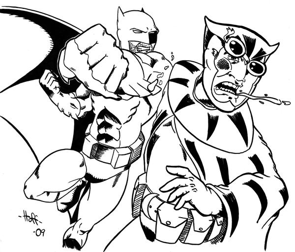 Batman Vs Nite Owl By Hofling On Deviantart