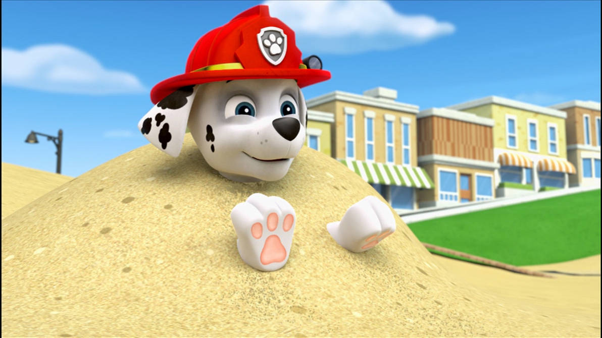 Paw Patrol Marshall Love Dunes Of Sand By Lahmom2000 On Deviantart