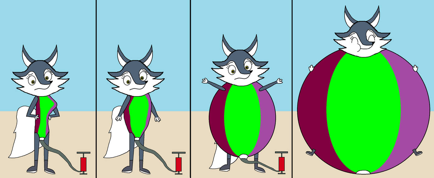Porshas Beachball Swimsuit Inflates With Air Pump By Lahmom2000 On