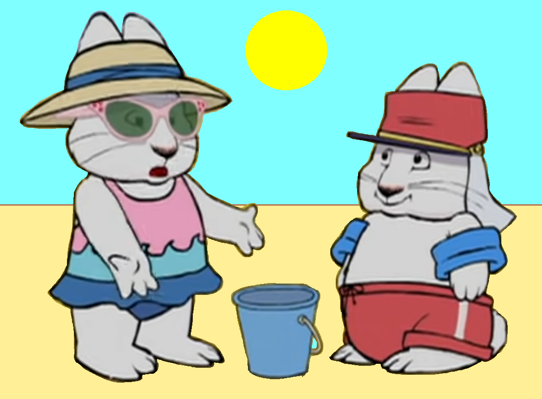 Max And Ruby At The Beach By Lahmom2000 On Deviantart