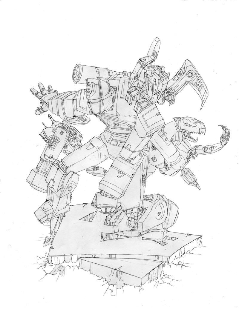 Soundwave with Cassetticons by GurgleSploit on DeviantArt