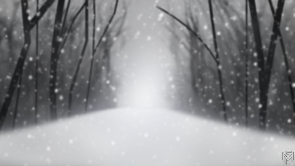 Route sous la neige by MarjorieFMX on DeviantArt Route sous la neige by MarjorieFMX on DeviantArt