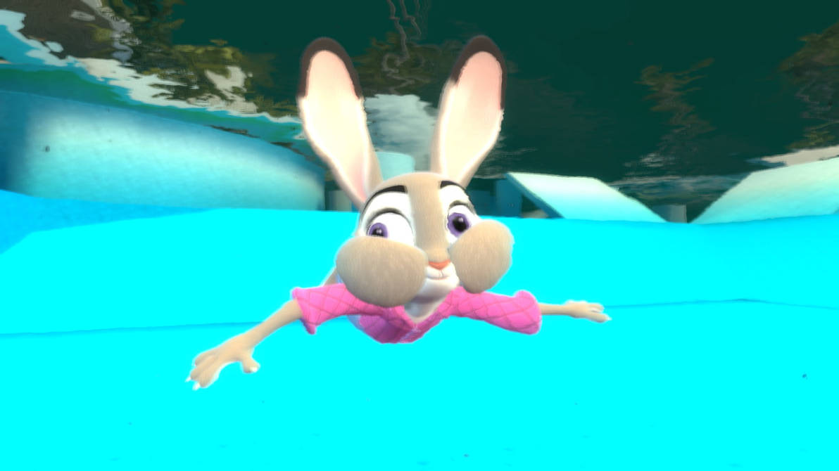 Judy Is Having Fun In The Pool By Danager5ouser On Deviantart