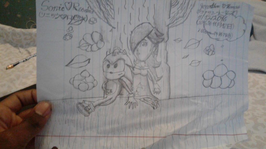 Sonic And Rosalina Cuddling By Jonathanthomas64 On Deviantart