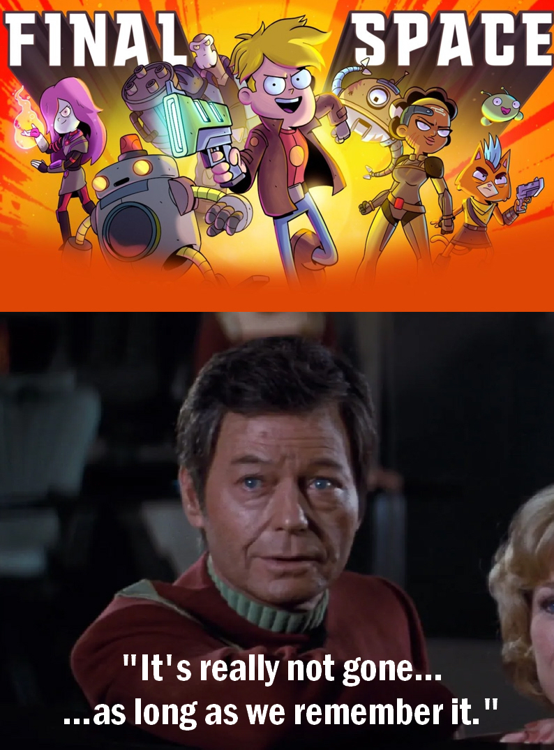 McCoy Remembering Final Space by KurisuWriting on DeviantArt McCoy Remembering Final Space by KurisuWriting on DeviantArt