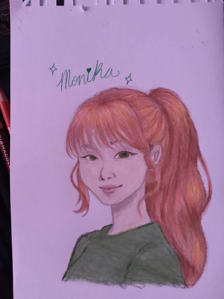 Monika Ddlc Fanart By Brookehugs On Deviantart