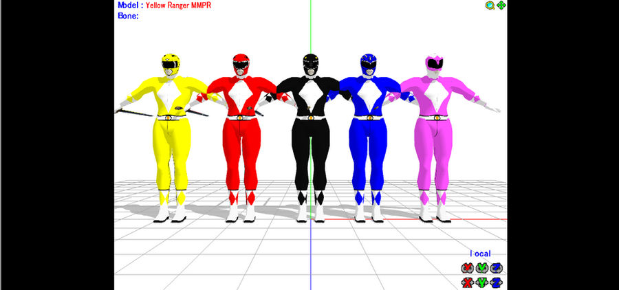 Mmd Power Rangers By Djlindsay On Deviantart