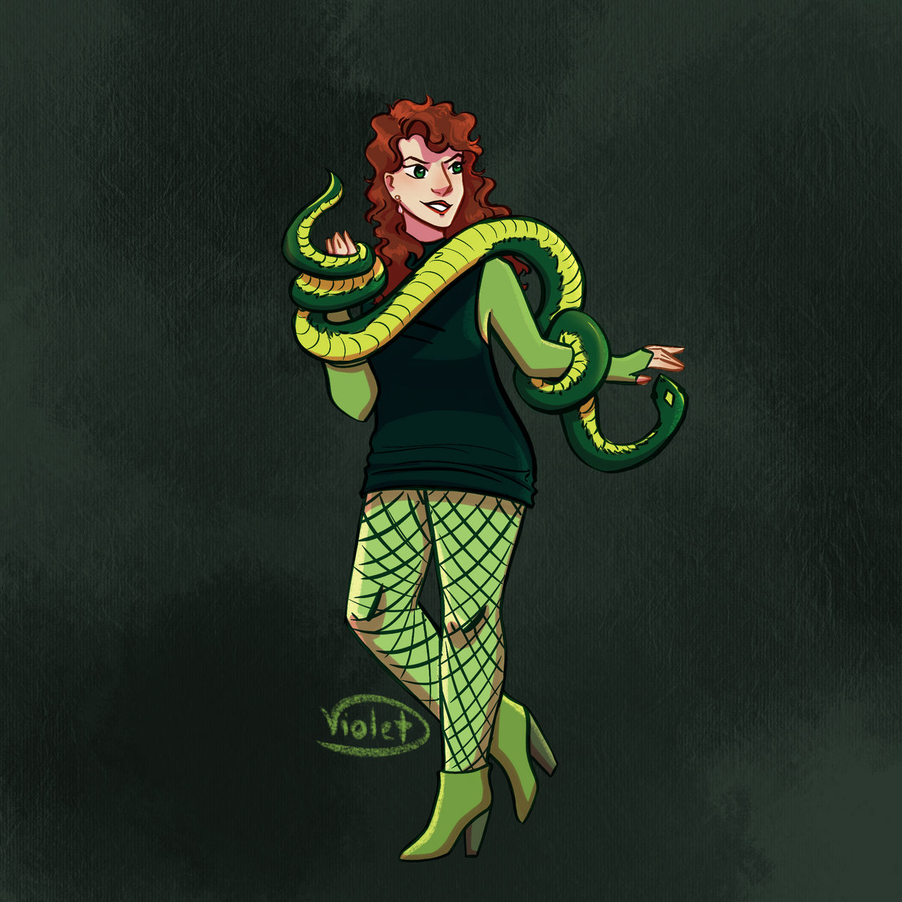 Art Request Princess Python By Violetbluevioletblue On Deviantart